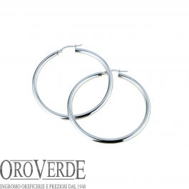 cerchi lisci canna tonda canna 3mm. Diam.40mm.